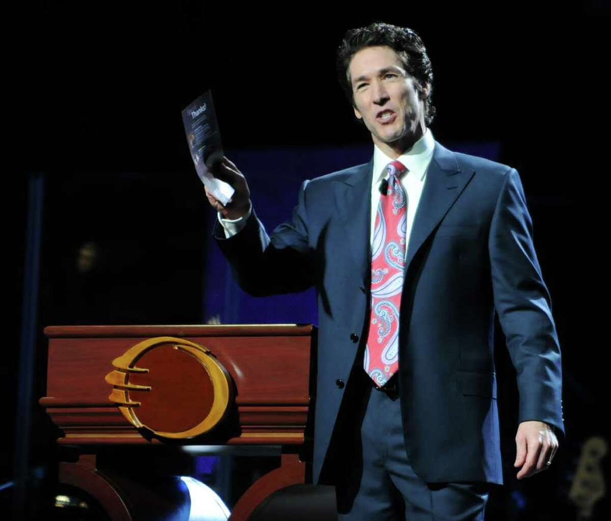 12,000 relate to Osteen's pep talk
