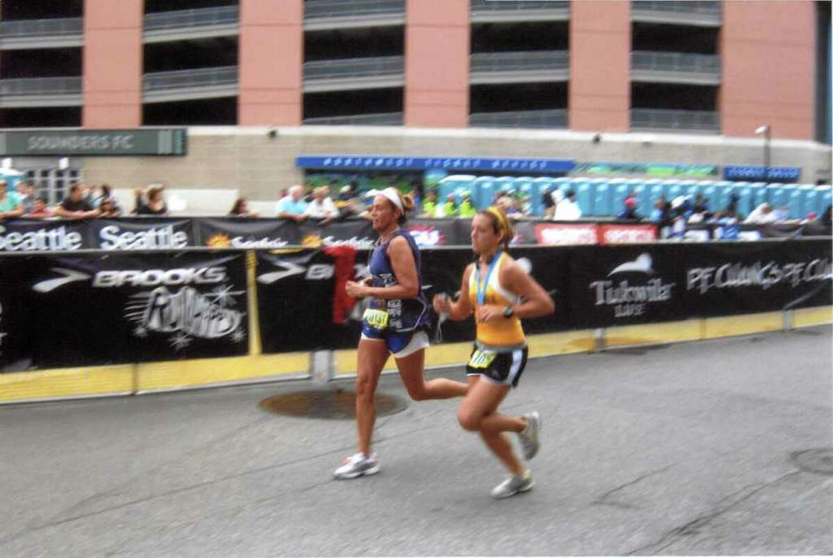 Marathon milestone for mom, daughter