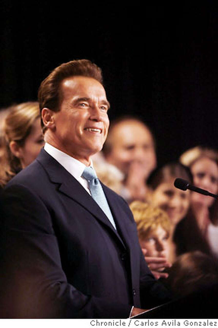 BIG VICTORIES / SCHWARZENEGGER RE-ELECTED IN LANDSLIDE, WEATHERING ANTI ...