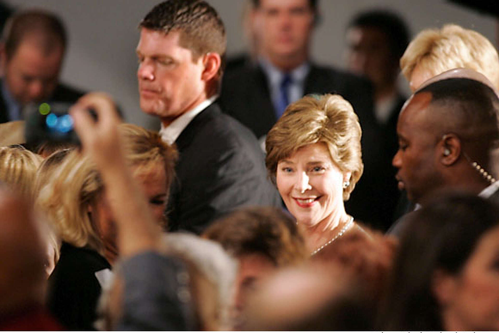 First lady at rally for Pombo