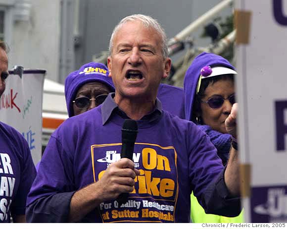 Union leader declares health care is priority / Stern says business ...