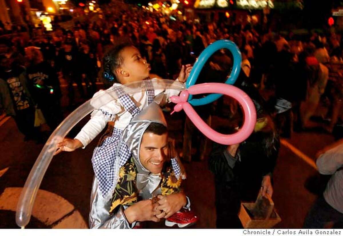 Halloween color in the Castro