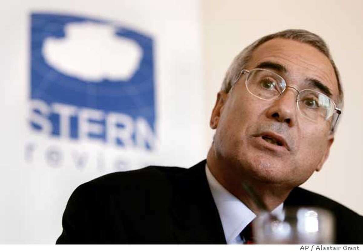 Warming forecast: economic disaster / British study says failure to act ...