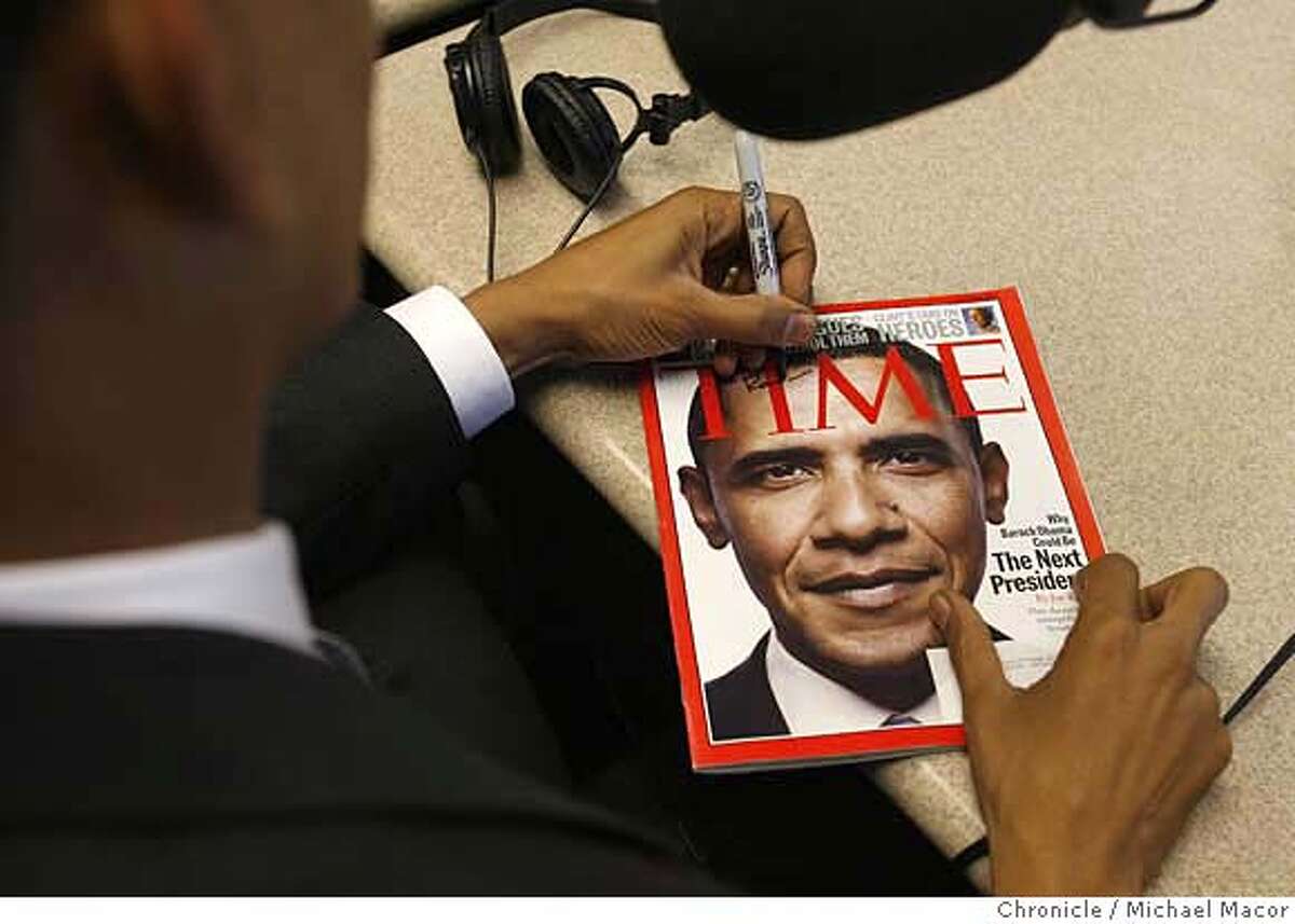 Fans flock to Obama in Bay Area / Possible presidential timber in 2008 ...