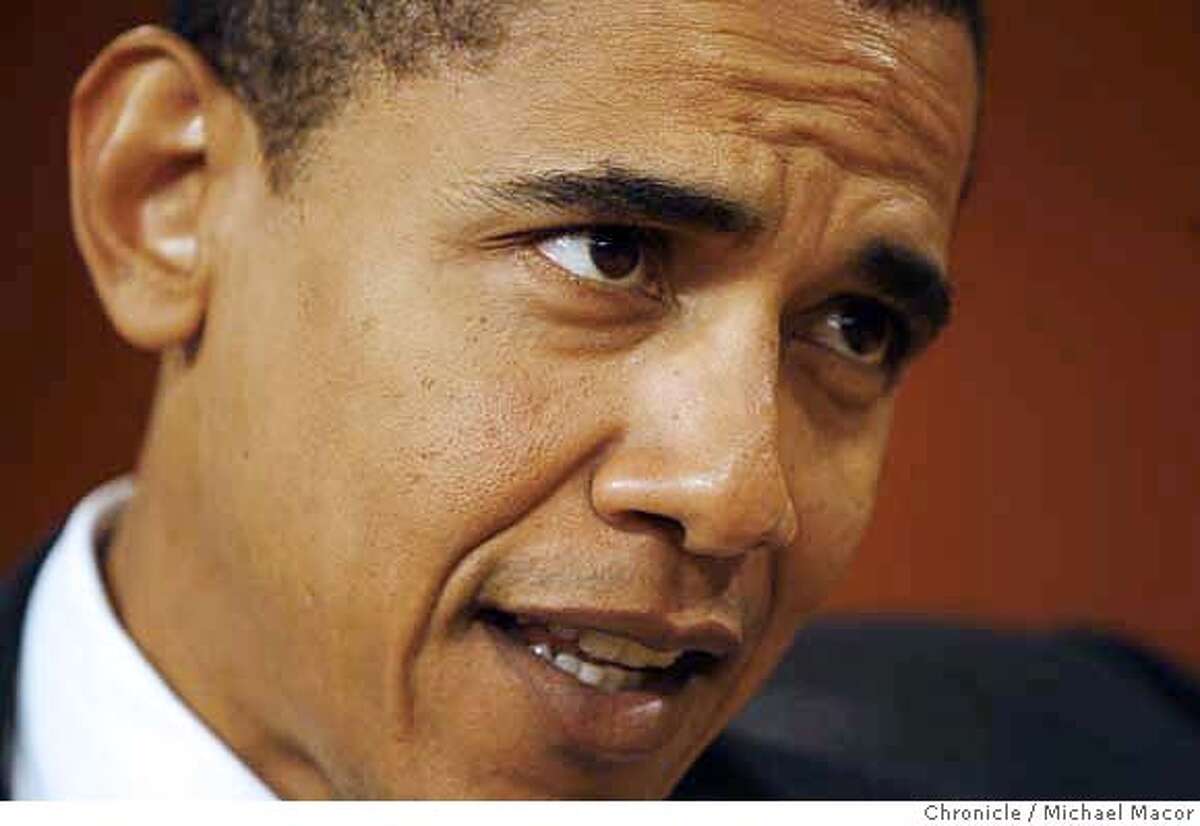 Fans flock to Obama in Bay Area / Possible presidential timber in 2008 ...