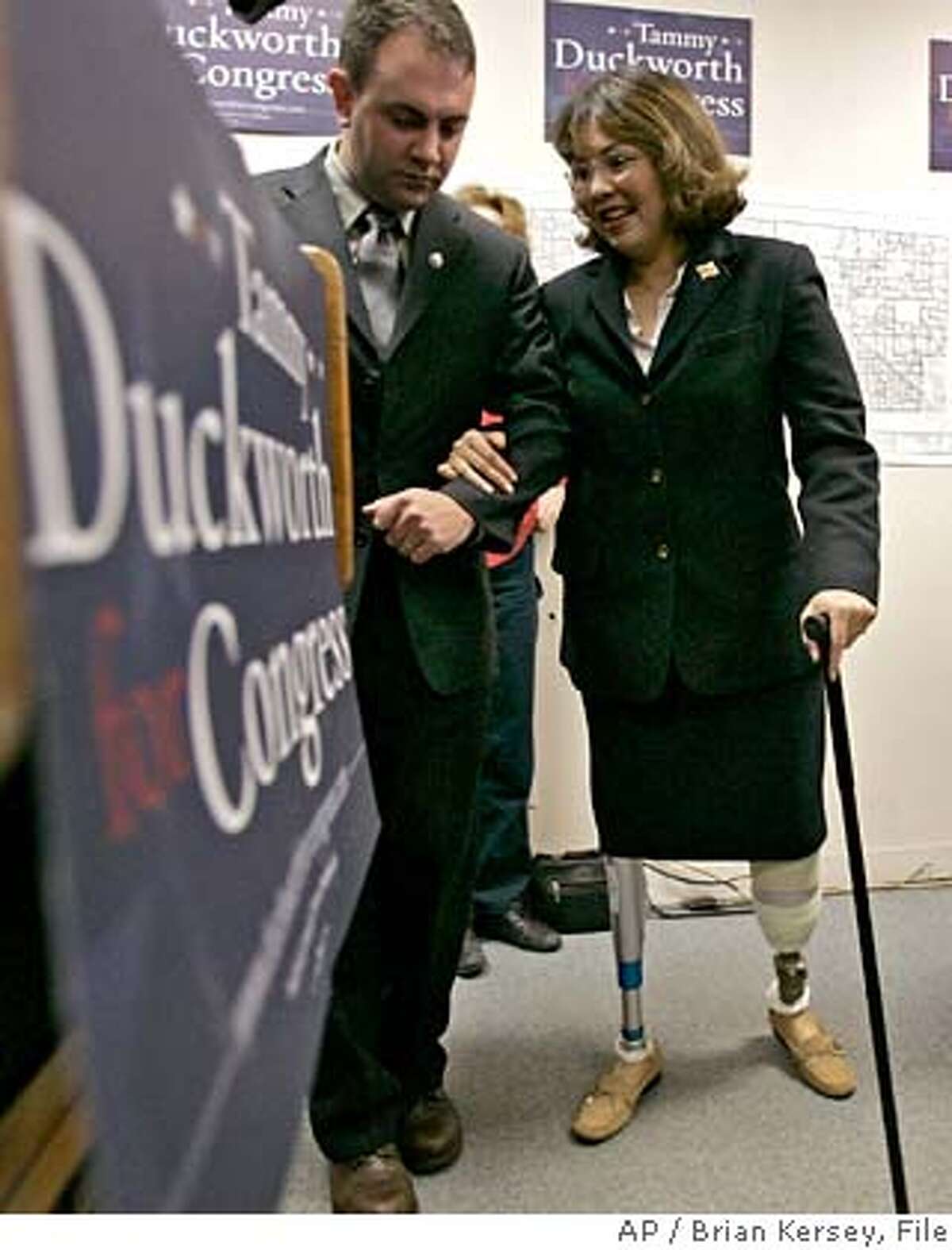 CAMPAIGN 2006 / Congressional Races / Iraq amputee vivid champion of ...