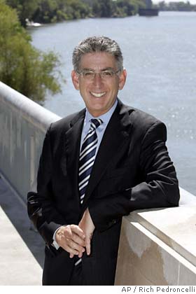 THE GOVERNOR S RACE / Angelides: Challenger spends day speaking in ...