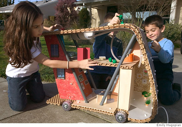 A LITTLE LESSON / Green dollhouses: Coyote Point Museum teaches kids ...