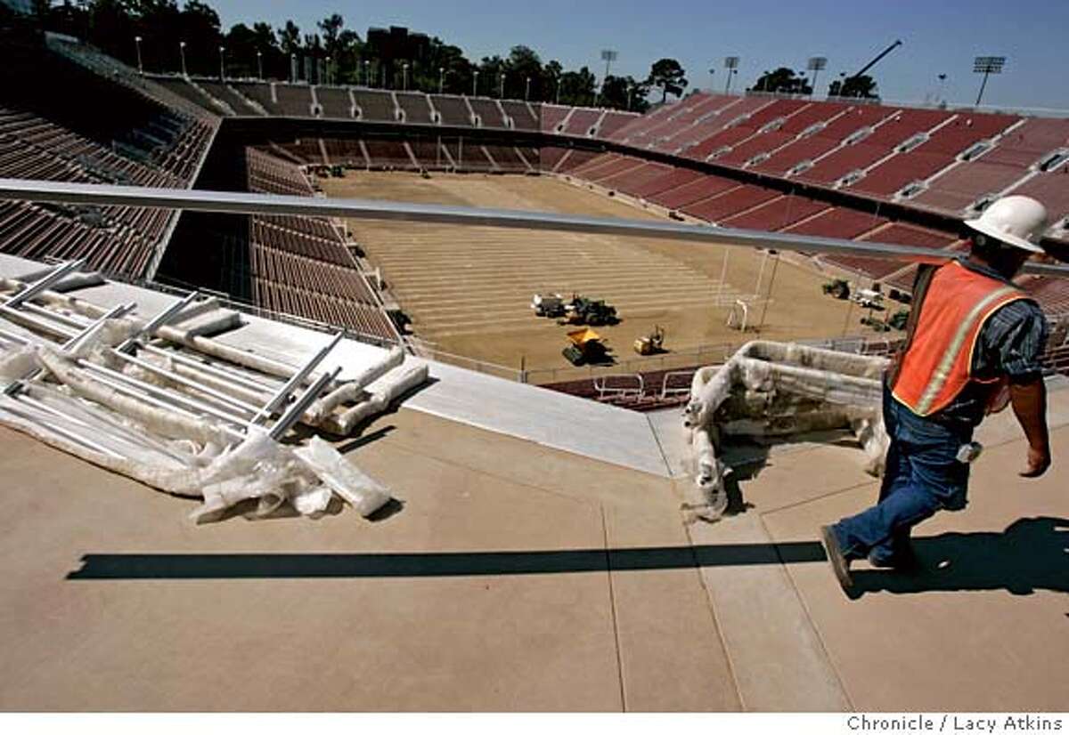 Time to take off the bubble wrap / Stanford Stadium ready for unveiling