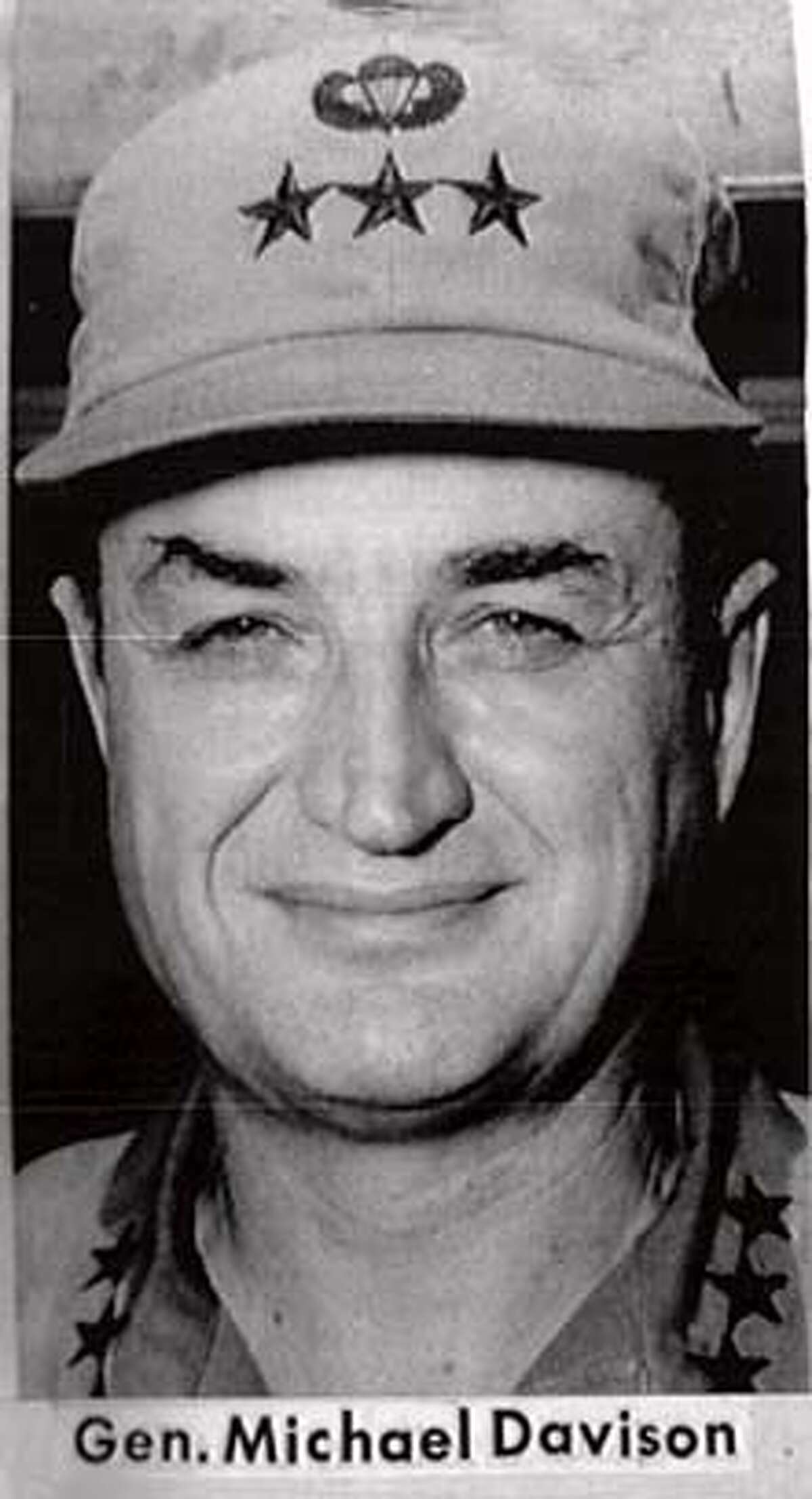 Gen. Michael Davison -- served the Army in WWII, Vietnam