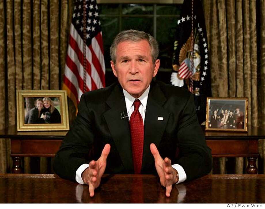 9/11: FIVE YEARS LATER / Bush defends war / President uses Sept. 11 ...