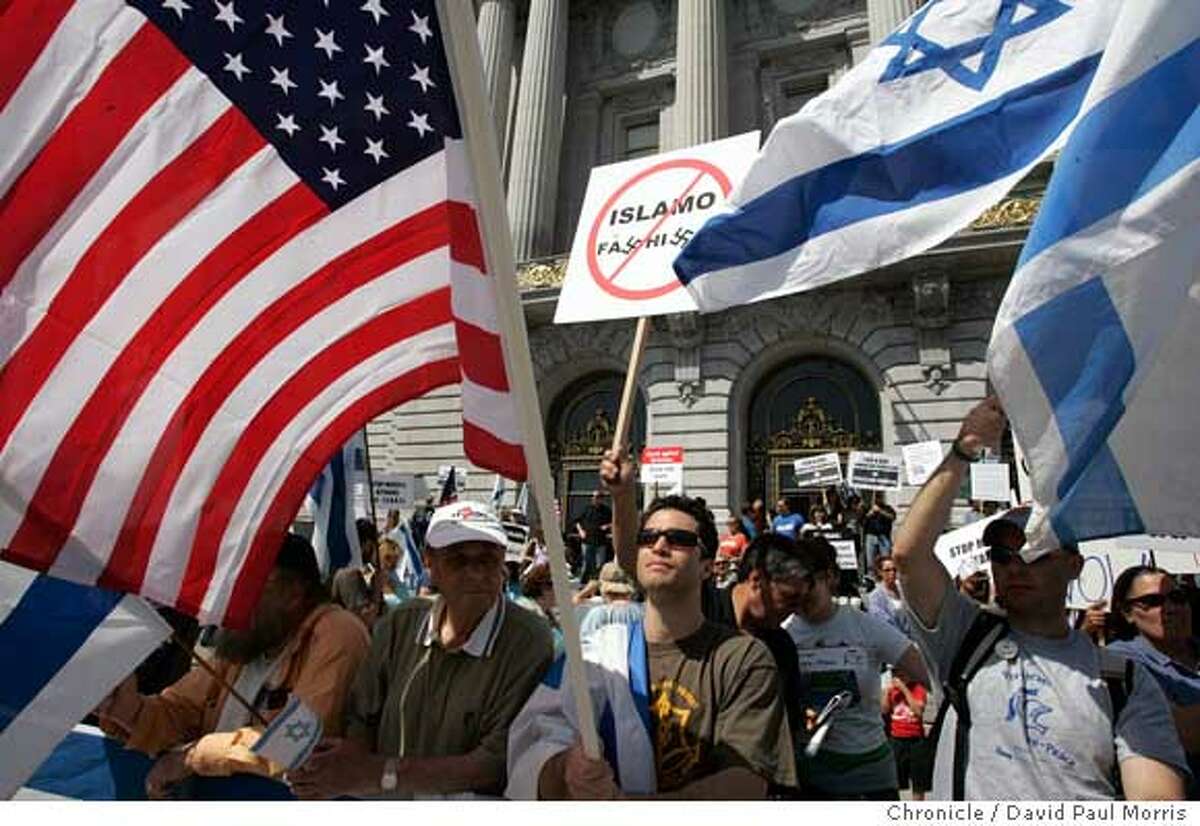 Dueling Middle East war protests in San Francisco