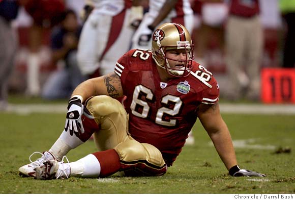 49ers' center seems off track / Knees plague Newberry