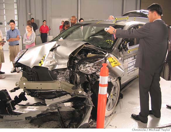 Smashing and crashing their way to a safer car