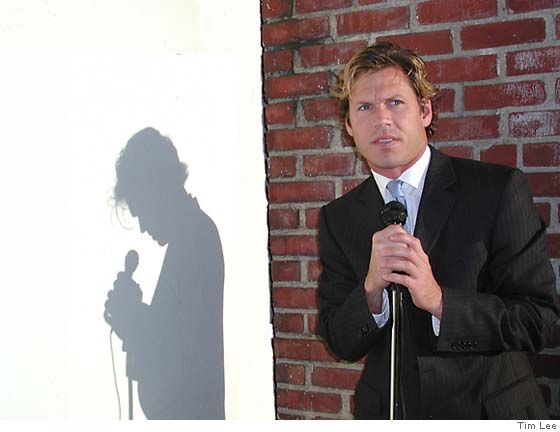 ON THE LAUGH TRACK / Tim Lee / Comedian plunged into world of stand-up ...