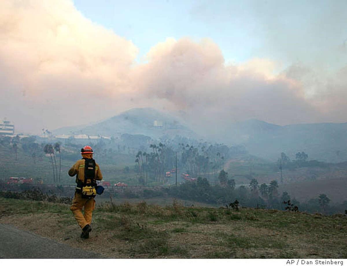 Wind-driven fires break out across Southern California