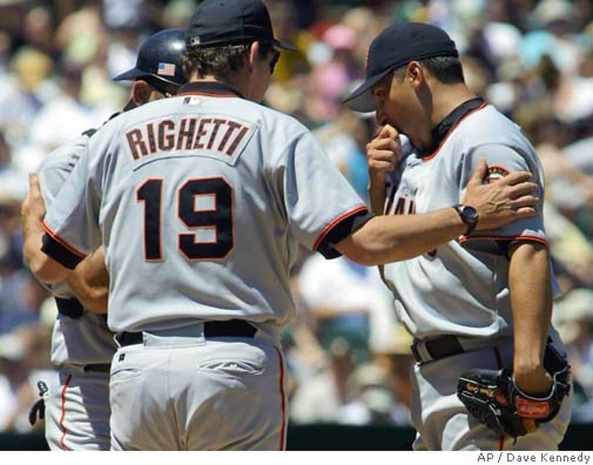 Rookie really has Righetti's number / S.F. pitching coach gives up No ...