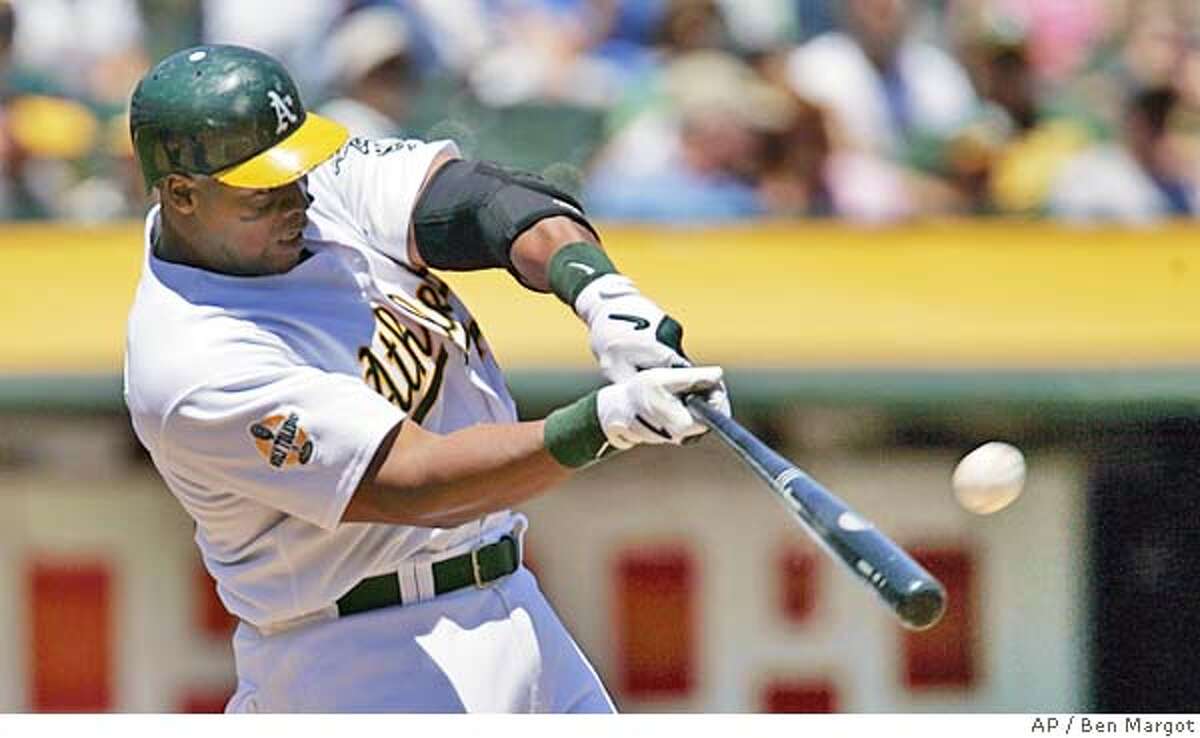 End of a long dry spell / After 961 at bats without going deep, Kendall ...