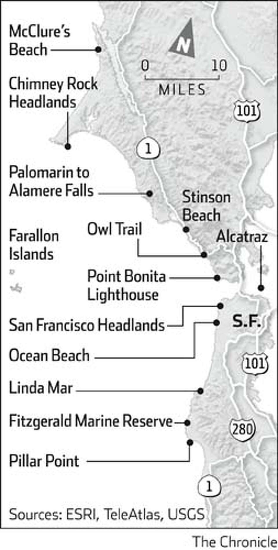 Ocean bluffs and tide pools best way to see the sea