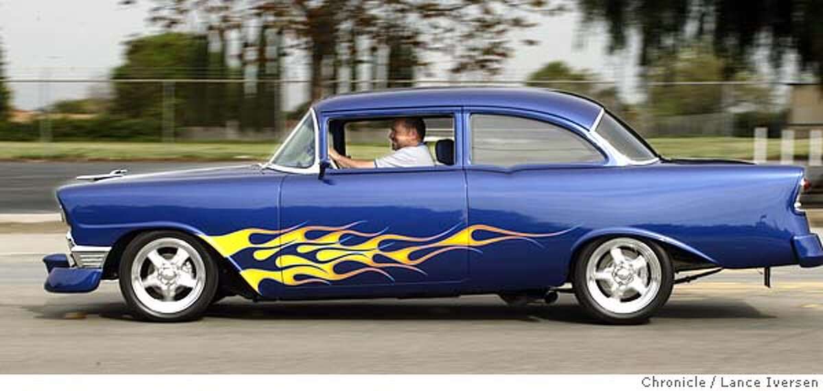 A COOL BLUE CUSTOM CHEVY