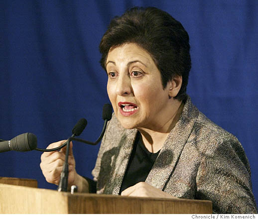 Iran's uneasy hero / First Muslim woman to win the Nobel Peace Prize ...