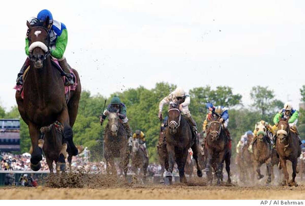 BARBARO BREAKS OUT / Colt's 6 1/2-length victory has a very human back ...