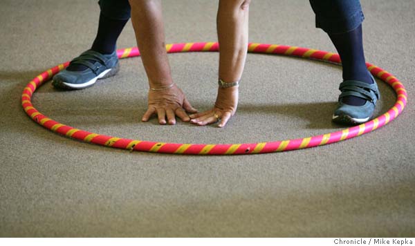 BAY AREA / Hula hoopin' hotties fighting flab with fun