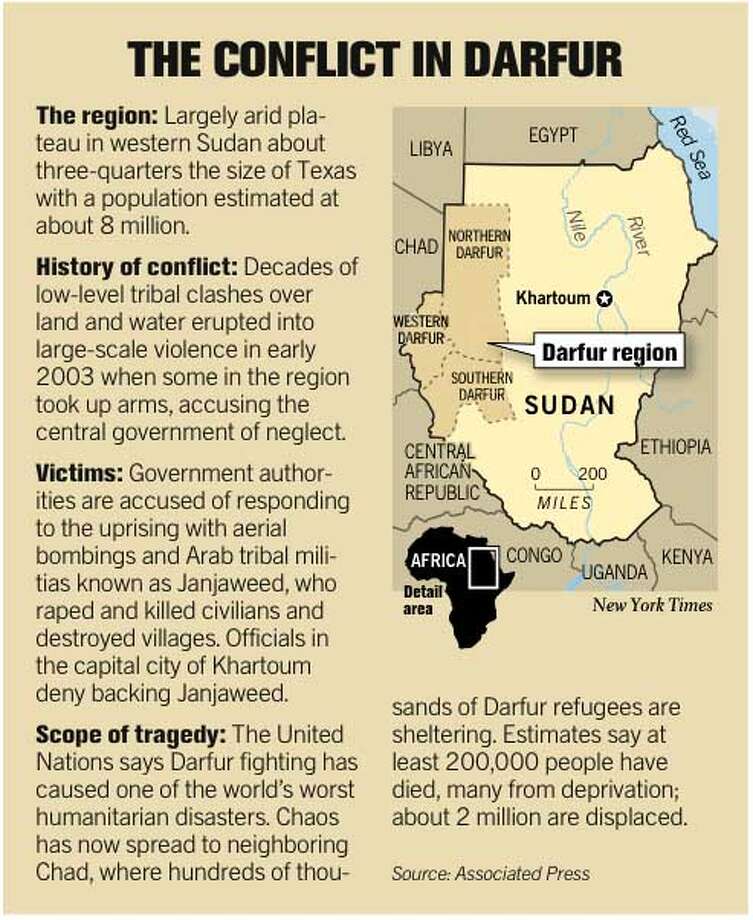 Tens of thousands rally for Darfur / In Bay Area and nationwide, a call ...