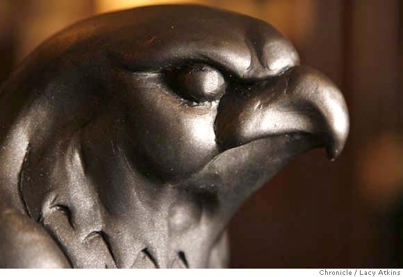 Sneak preview of new Maltese Falcon replica at John's Grill