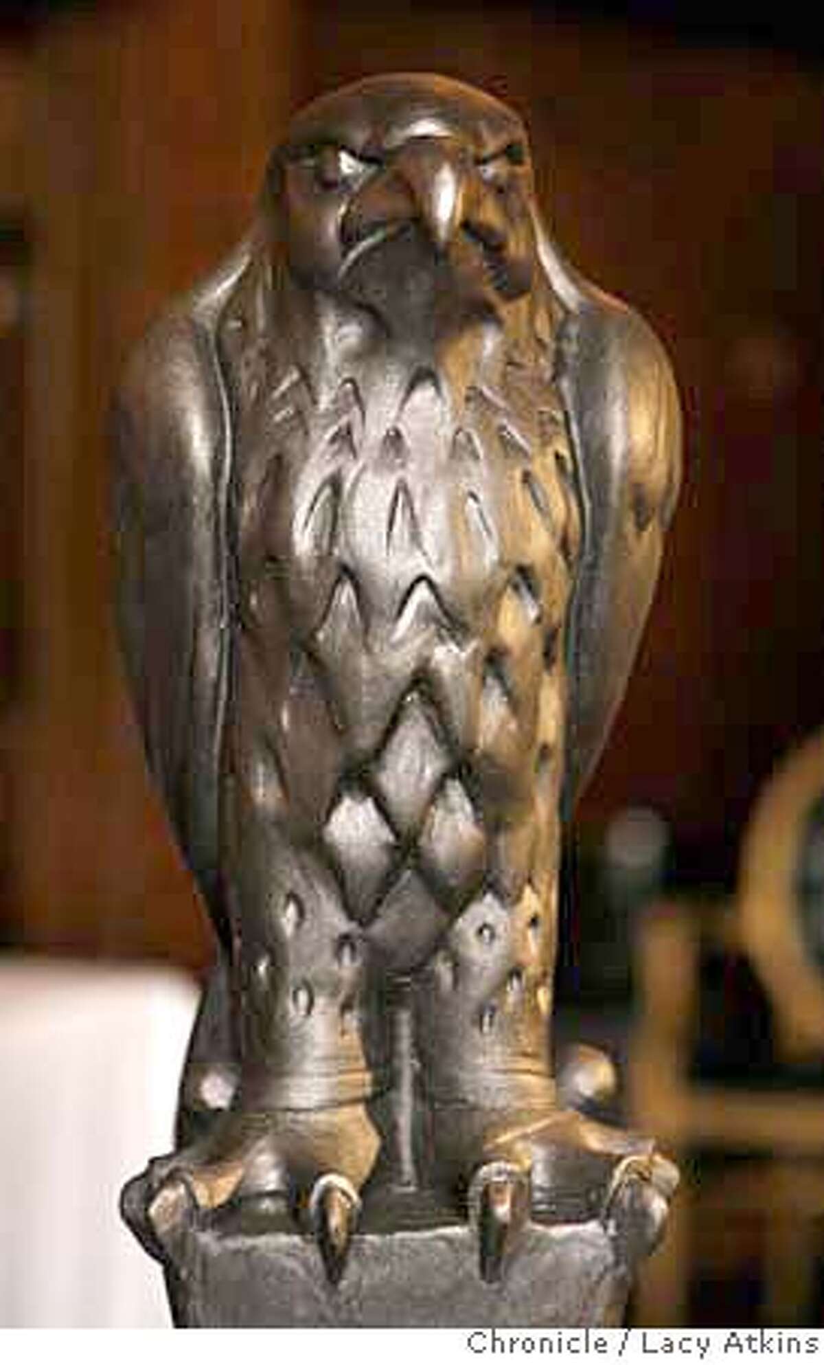 Sneak preview of new Maltese Falcon replica at John's Grill