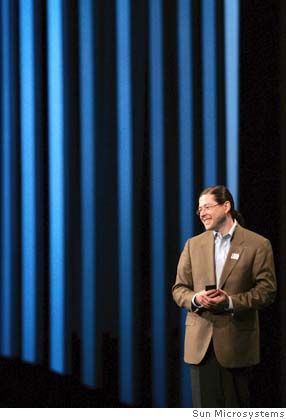 One rises, one sets / New generation, but same vision, for Sun CEO