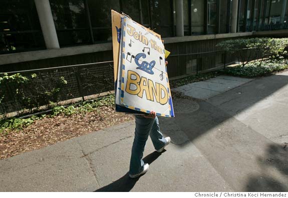 Walking the walk for the UC Berkeley band