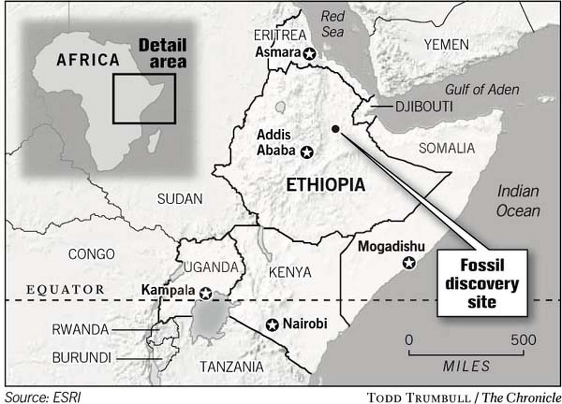 EARLIER ANCESTORS / Ethiopian fossils link humans to 4.4 million-year ...