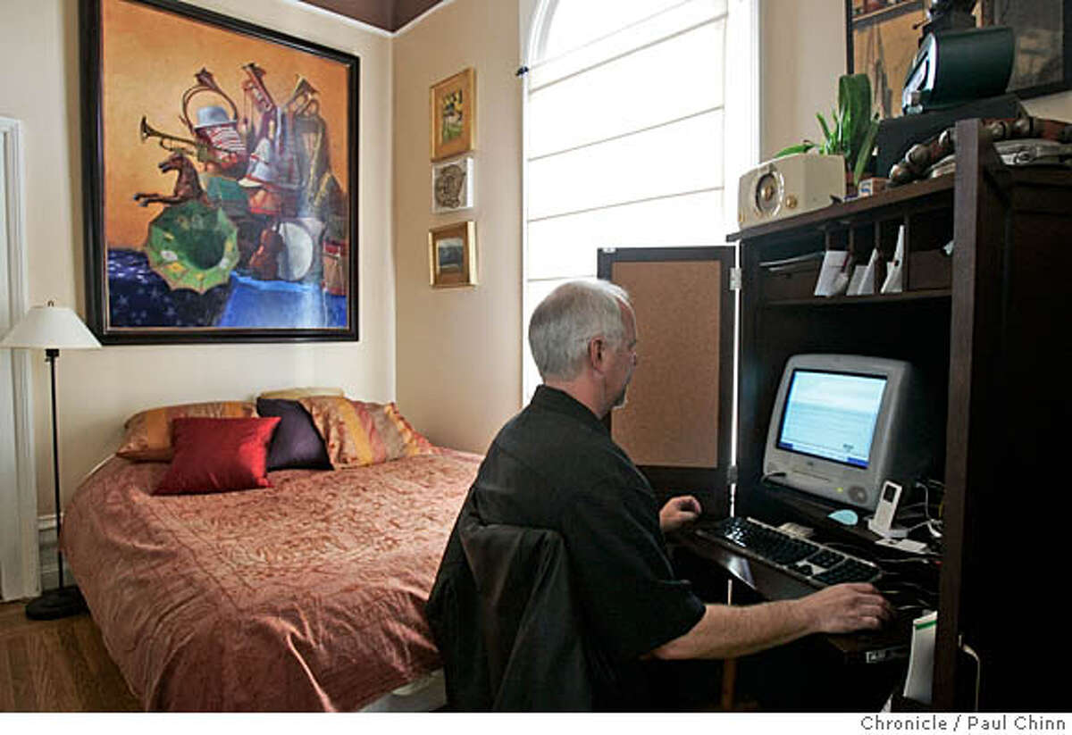 AT HOME WITH RANDALL SEXTON / Artist packs up North Beach digs for a ...