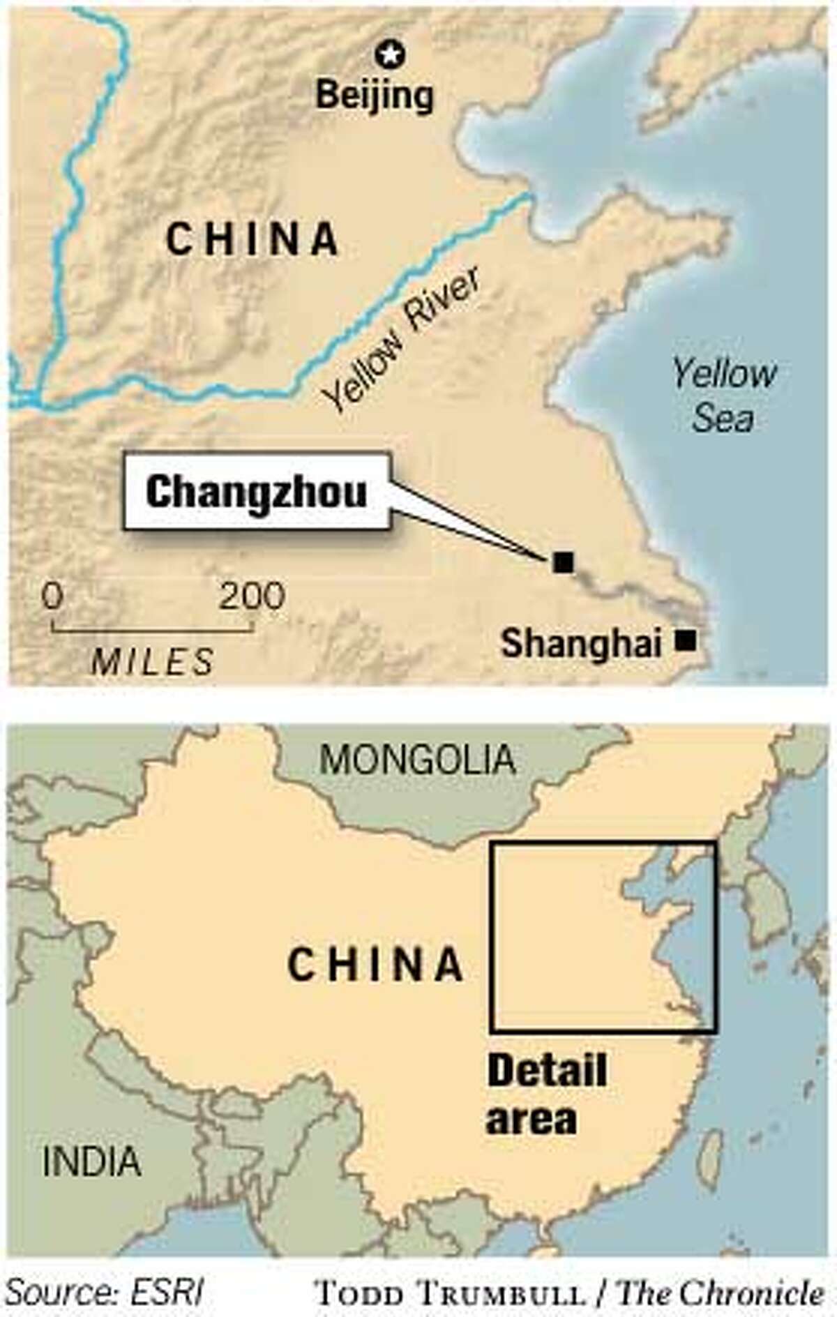 China throws a new pitch / Changzhou hopes to be a magnet for U.S ...