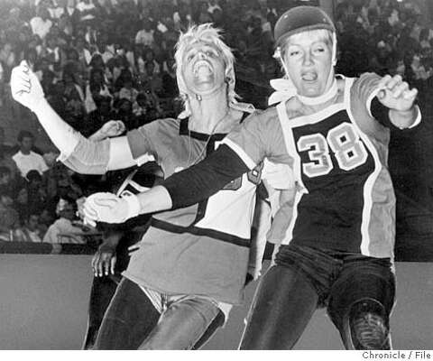 Ann Calvello -- the flamboyant villainess of roller derby