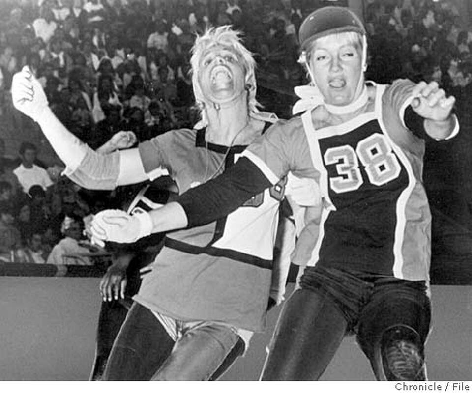 Ann Calvello -- the flamboyant villainess of roller derby