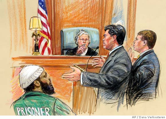 Furious judge halts Moussaoui sentencing trial / Hearing on witness ...