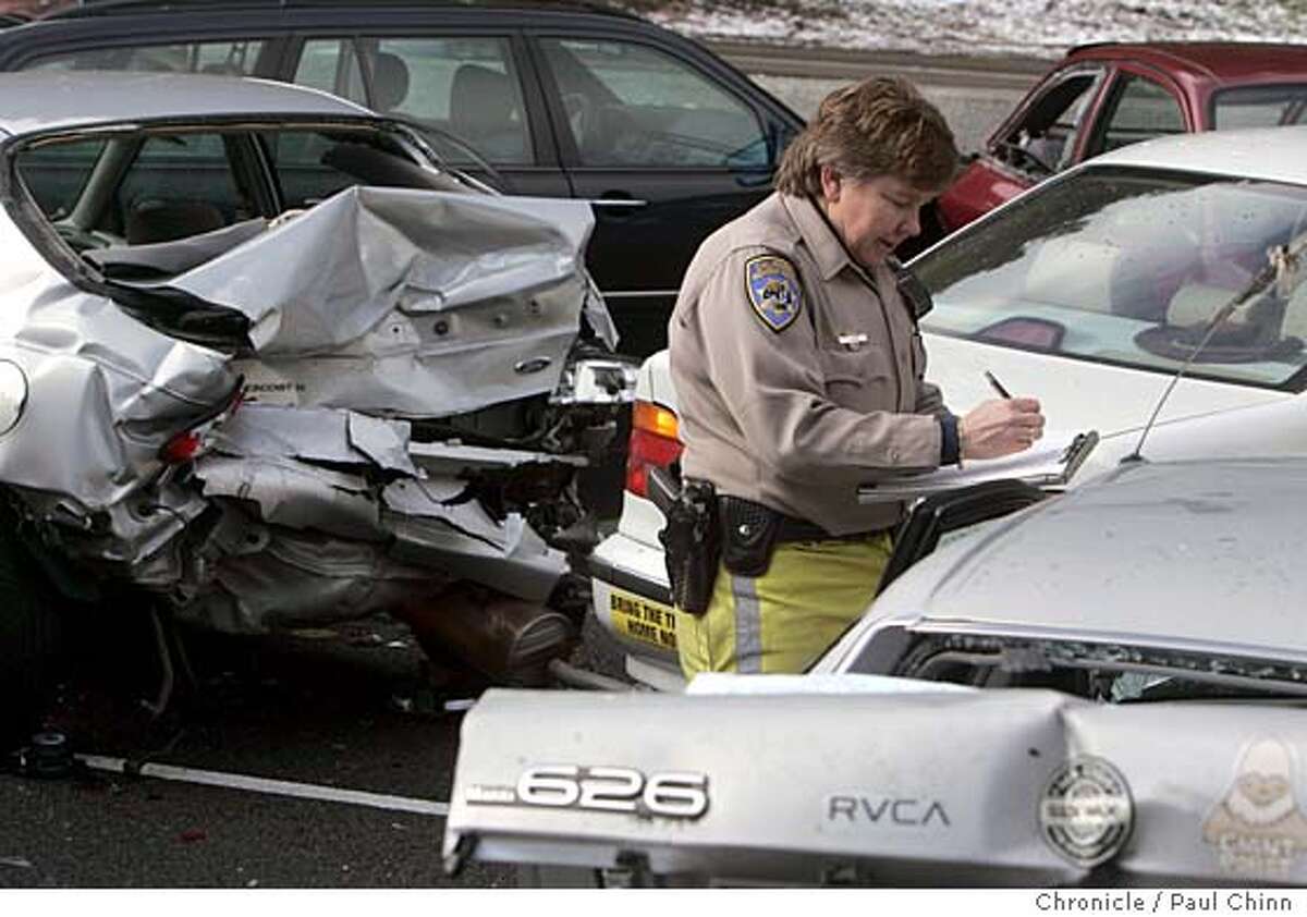 Huge Pileup In Sudden Blizzard Two Die On Marin Highway Waldo Grade