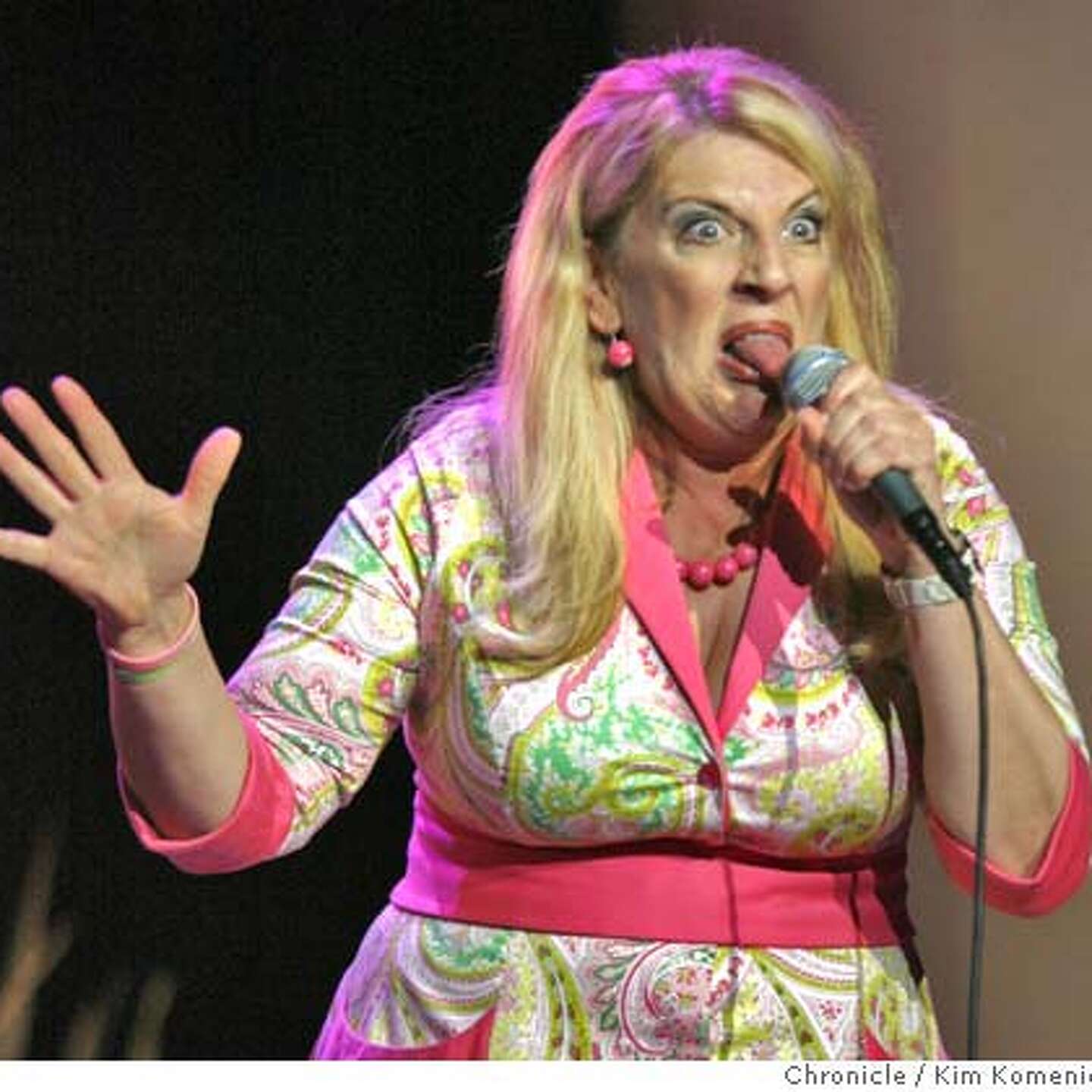 Lisa Lampanelli, the caustic comic who's an equal-opportunity offender