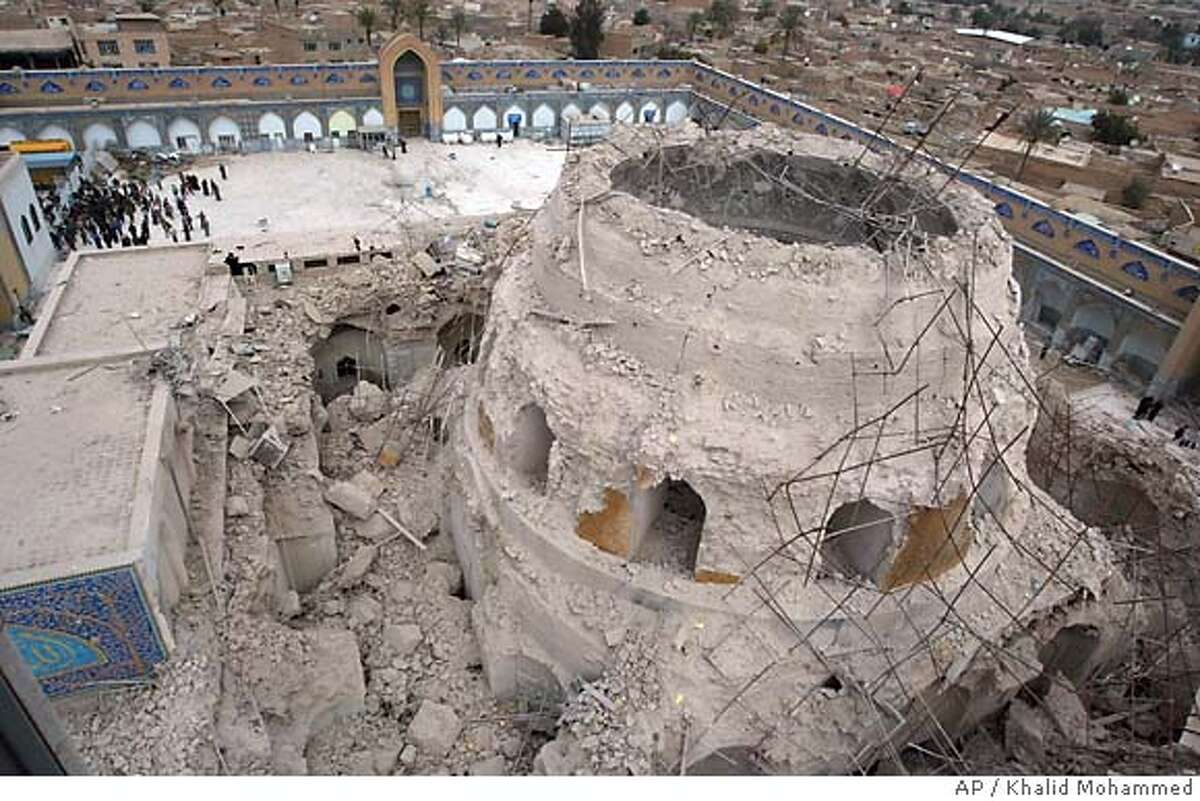 Shrine blast fans fears of civil war / Bombing of Golden Mosque in ...