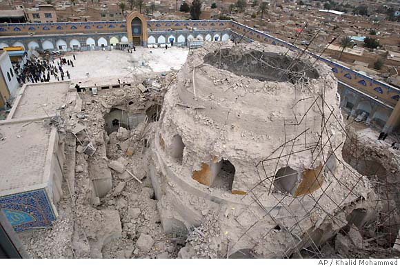 Shrine blast fans fears of civil war / Bombing of Golden Mosque in ...