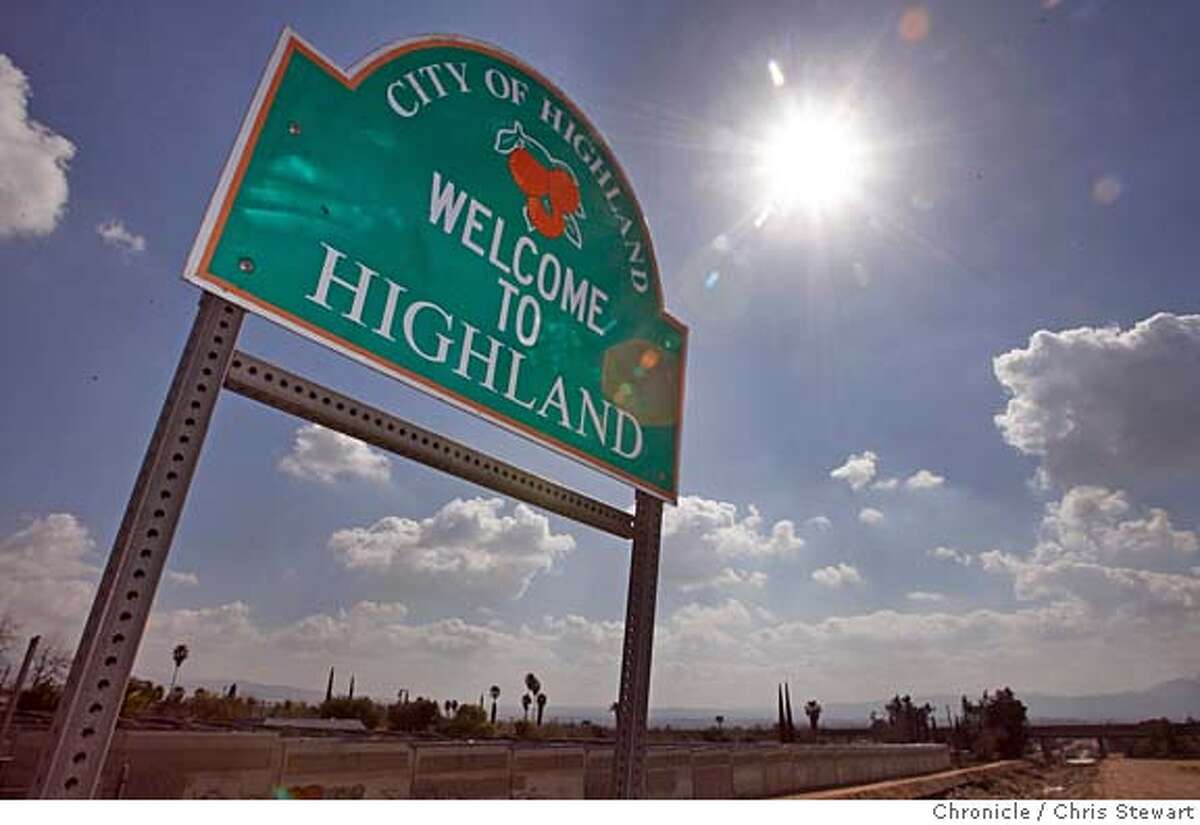 HIGHLAND, SAN BERNARDINO COUNTY / S.F.'s stance on military gains ...