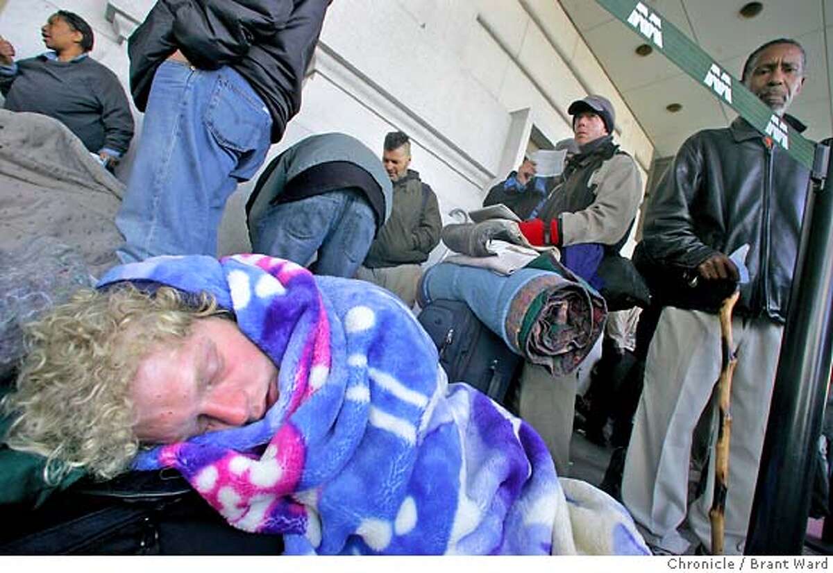 Homeless and helpers line up to connect