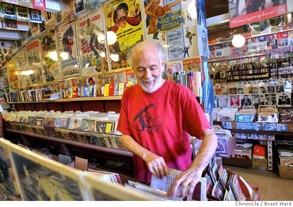 Stars pay tribute to Mill Valley record shop owner