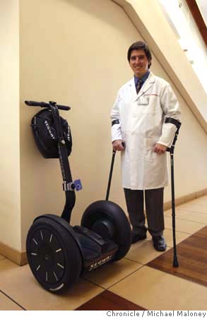Segway helps disabled man more than wheelchair