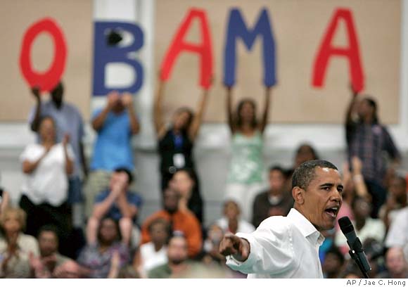 In S.F. visit, Obama takes aim at Clinton's strength: women's votes