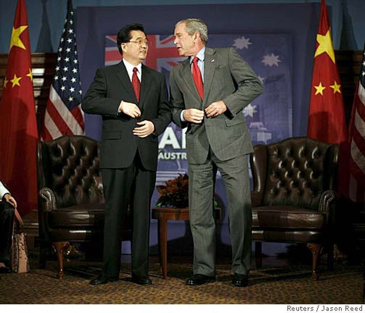 Bush urges Beijing to ease up on political, religious dissent