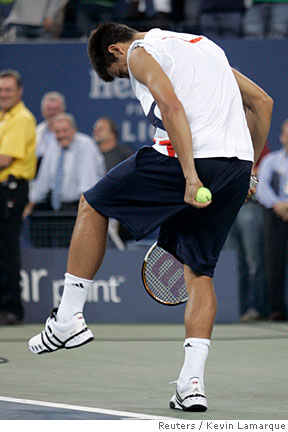 Djokovic makes a great impression