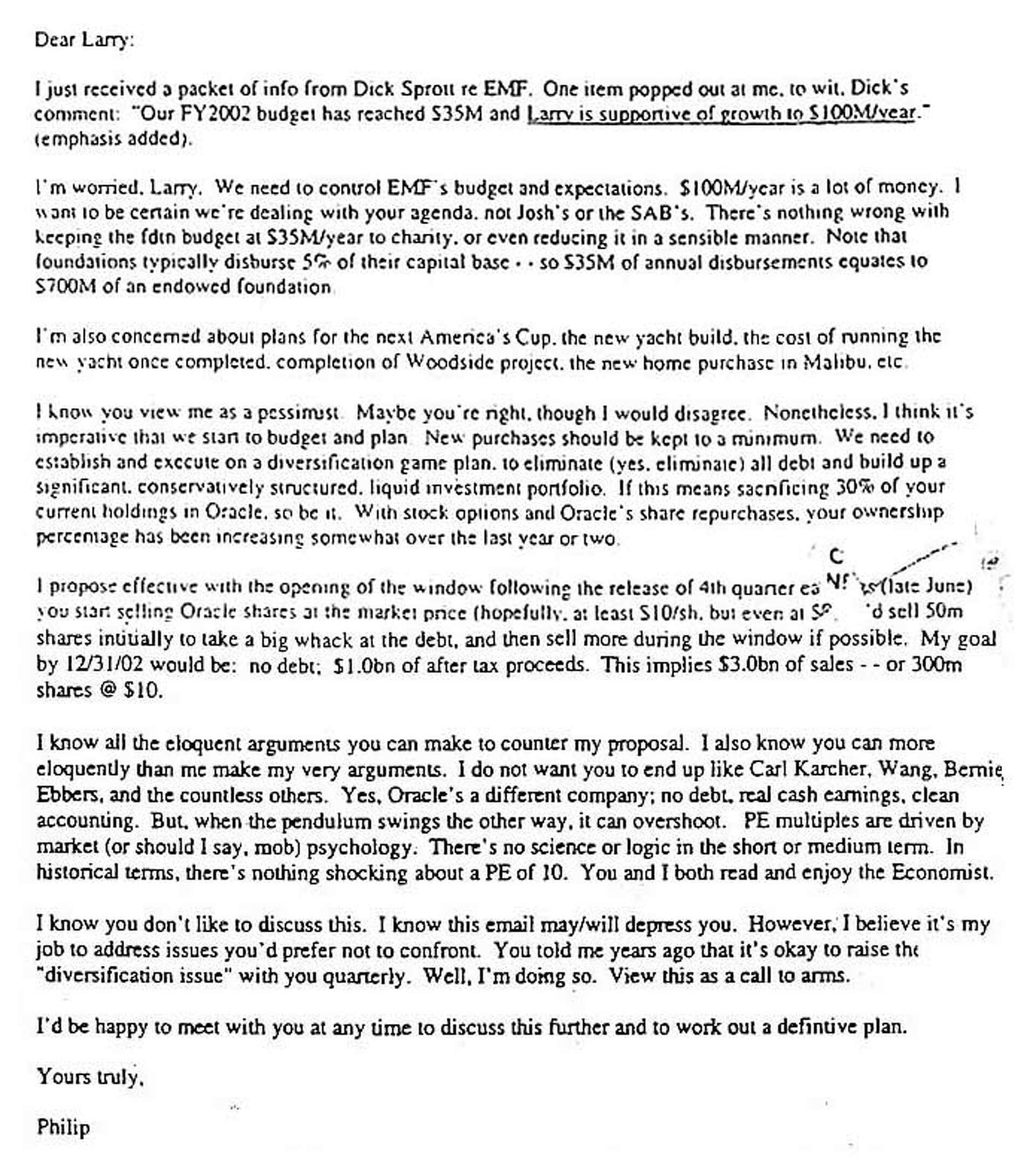 Inside look at a billionaire's budget / Larry Ellison's spending ...